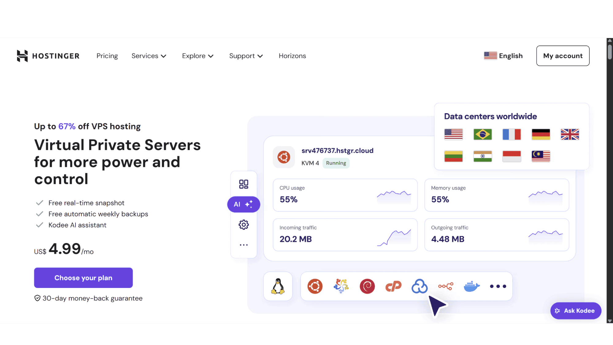Hostinger VPS Review 2025: Plans, Pricing & Coupon Codes - Hostings.info