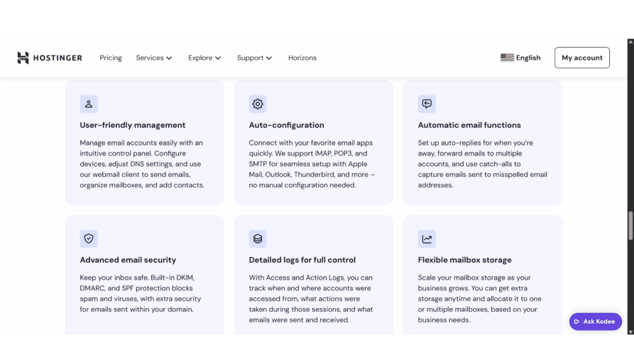 Hostinger Mail 2025: Webmail, Login, SMTP & Email Hosting Review ...