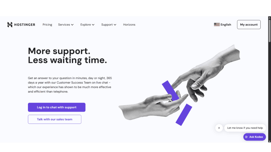 Hostinger Support 2025: Live Chat & Email Help - Hostings.info