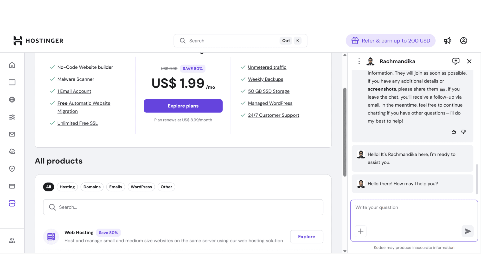 Hostinger Support 2025: Live Chat & Email Help - Hostings.info