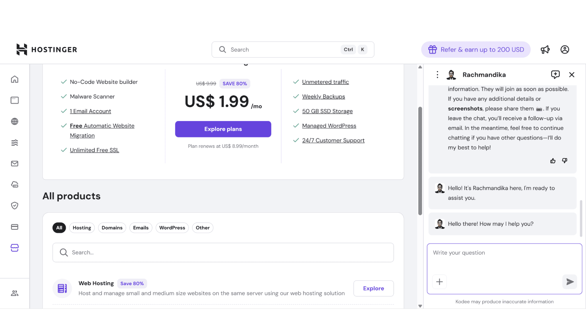 Hostinger Support 2025: Live Chat & Email Help - Hostings.info