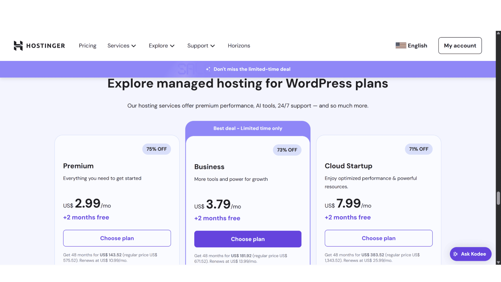 Hostinger WordPress Hosting Review 2025 - Hostings.info